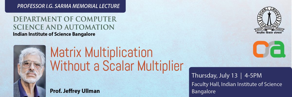 CSA – IISc Bangalore